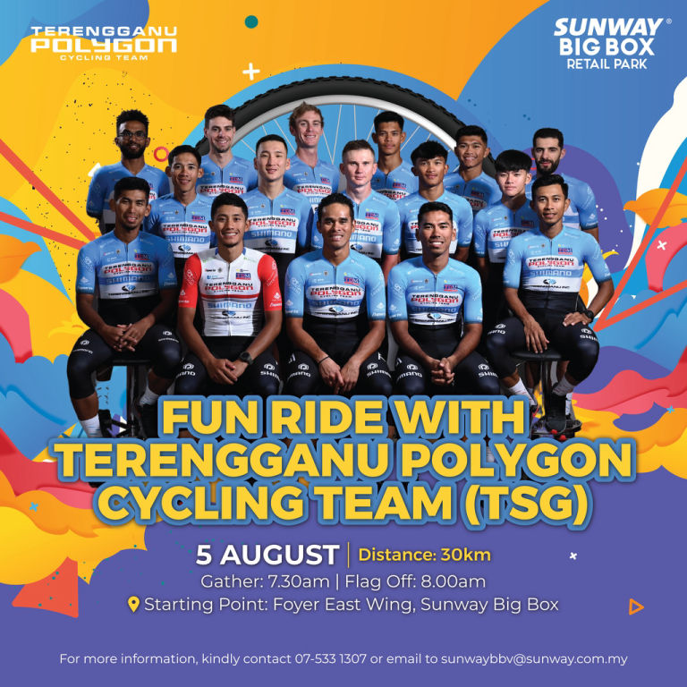 Fun Ride with Terengganu Polygon Cycling Team @ Sunway BigBox Mall
