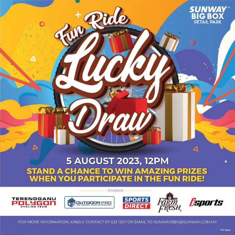 Lucky Draw @ Kopi & Roda @ Sunway BigBox Mall