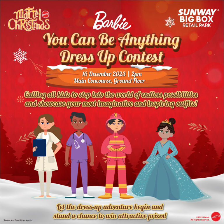 Barbie You Can Be Anything Dress Up Contest @ Sunway BigBox Mall