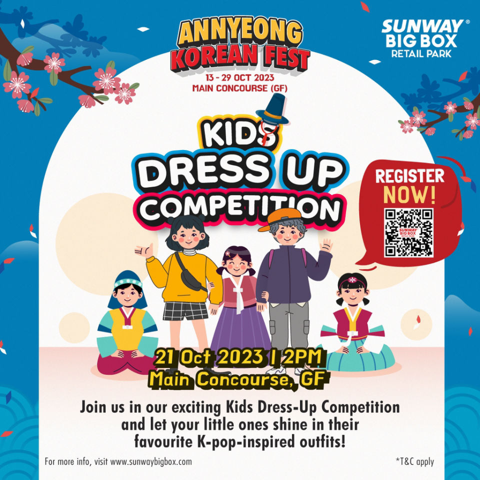 Annyeong Korean Fest: Kids Dress-Up Competition @ Sunway BigBox Mall