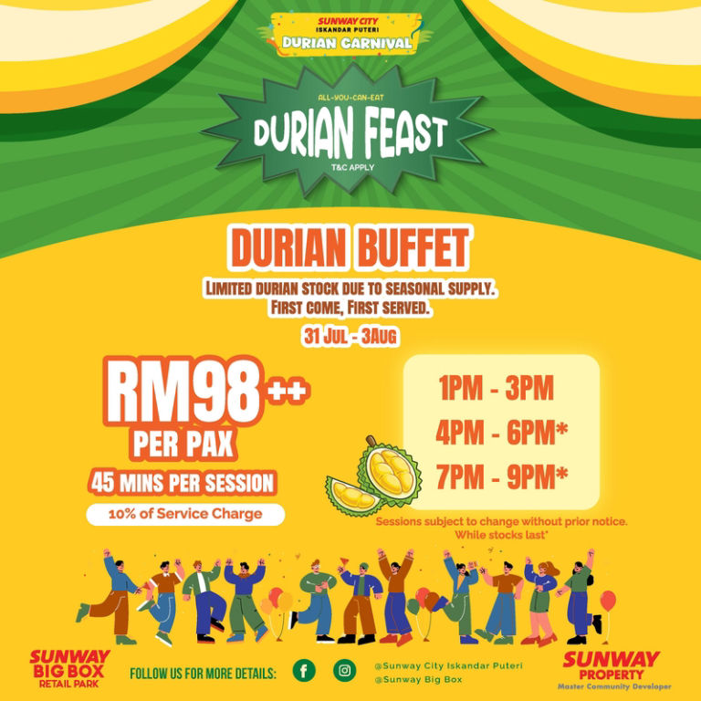 SCIP DURIAN CARNIVAL-DURIAN BUFFET @ Sunway BigBox Mall