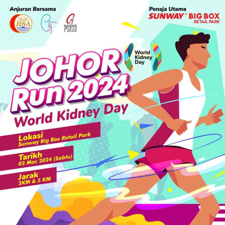 Johor Run 2024 - World Kidney Day @ Sunway BigBox Mall