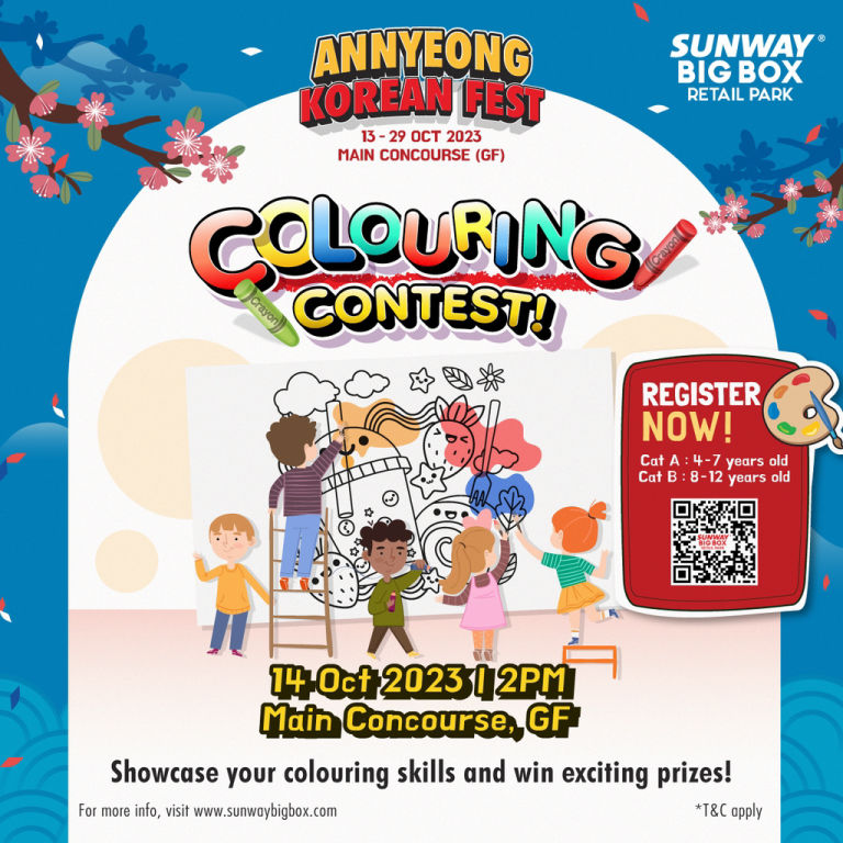Annyeong Korean Fest: Colouring Contest @ Sunway BigBox Mall