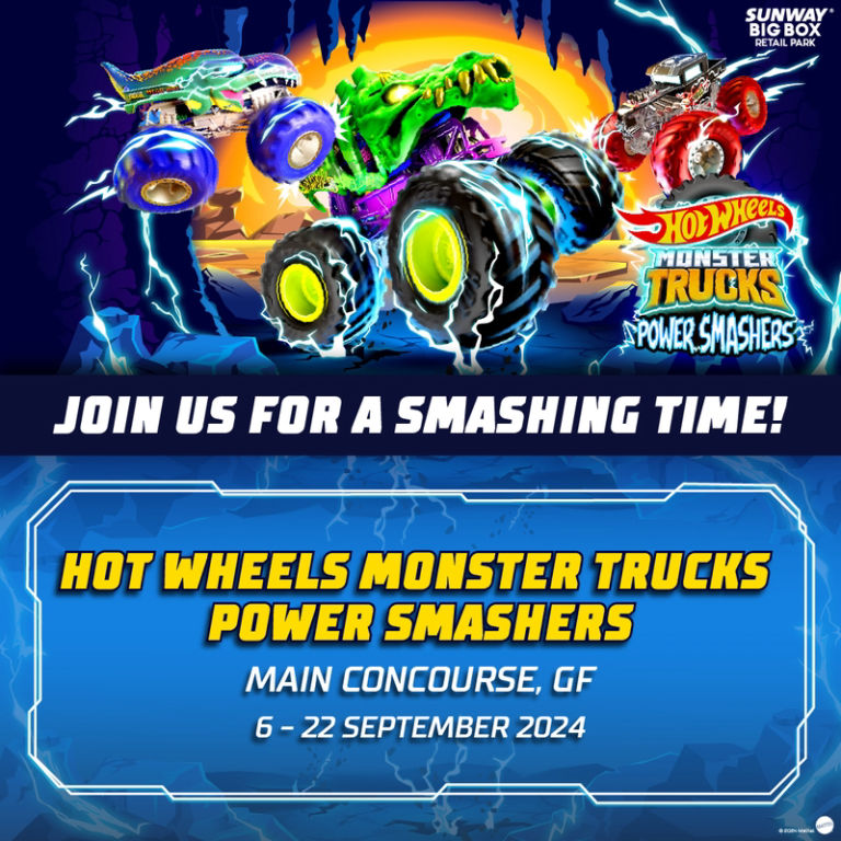 Hot Wheels Monster Trucks Power Smashers @ Sunway BigBox Mall