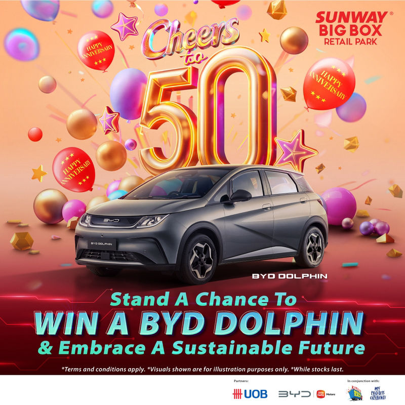 Cheers to 50 - BYD Grand Prize @ Sunway BigBox Mall