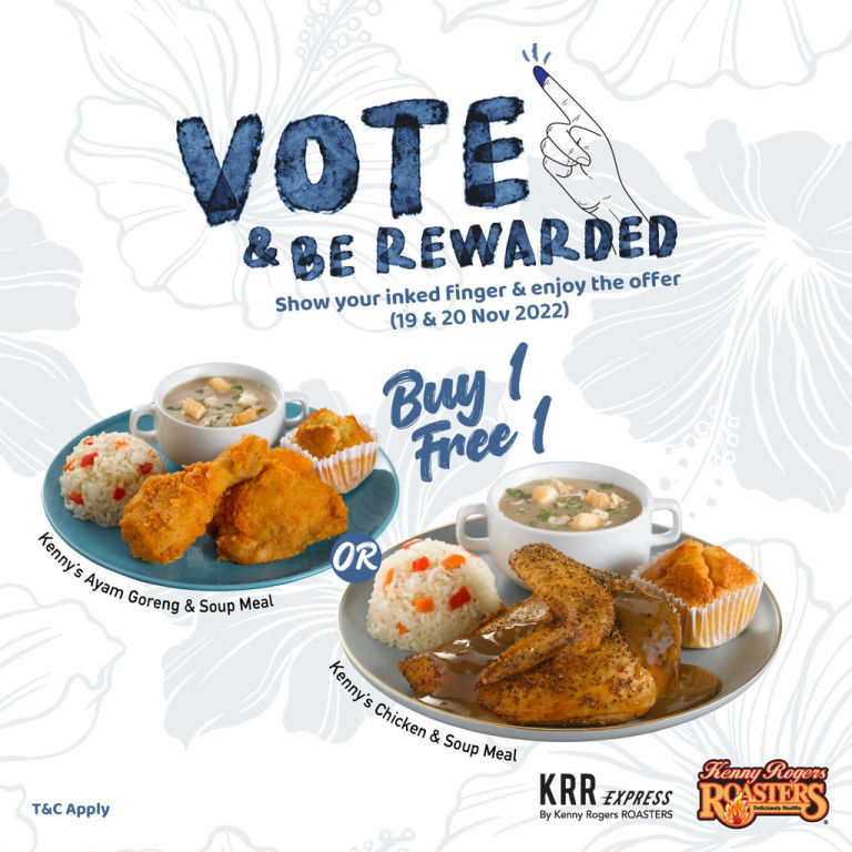 Vote & Be Rewarded promotion by Kenny Rogers @ Sunway BigBox Mall