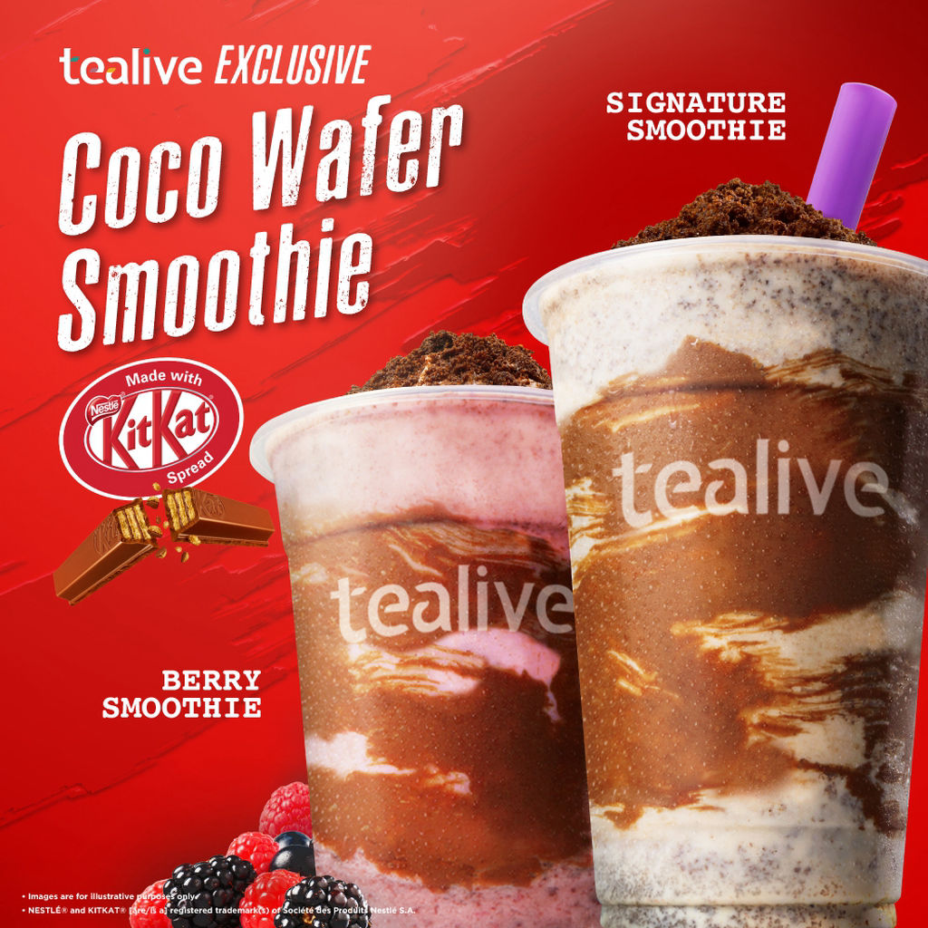 Coco Wafer Smoothie by Tealive @ Sunway BigBox Mall