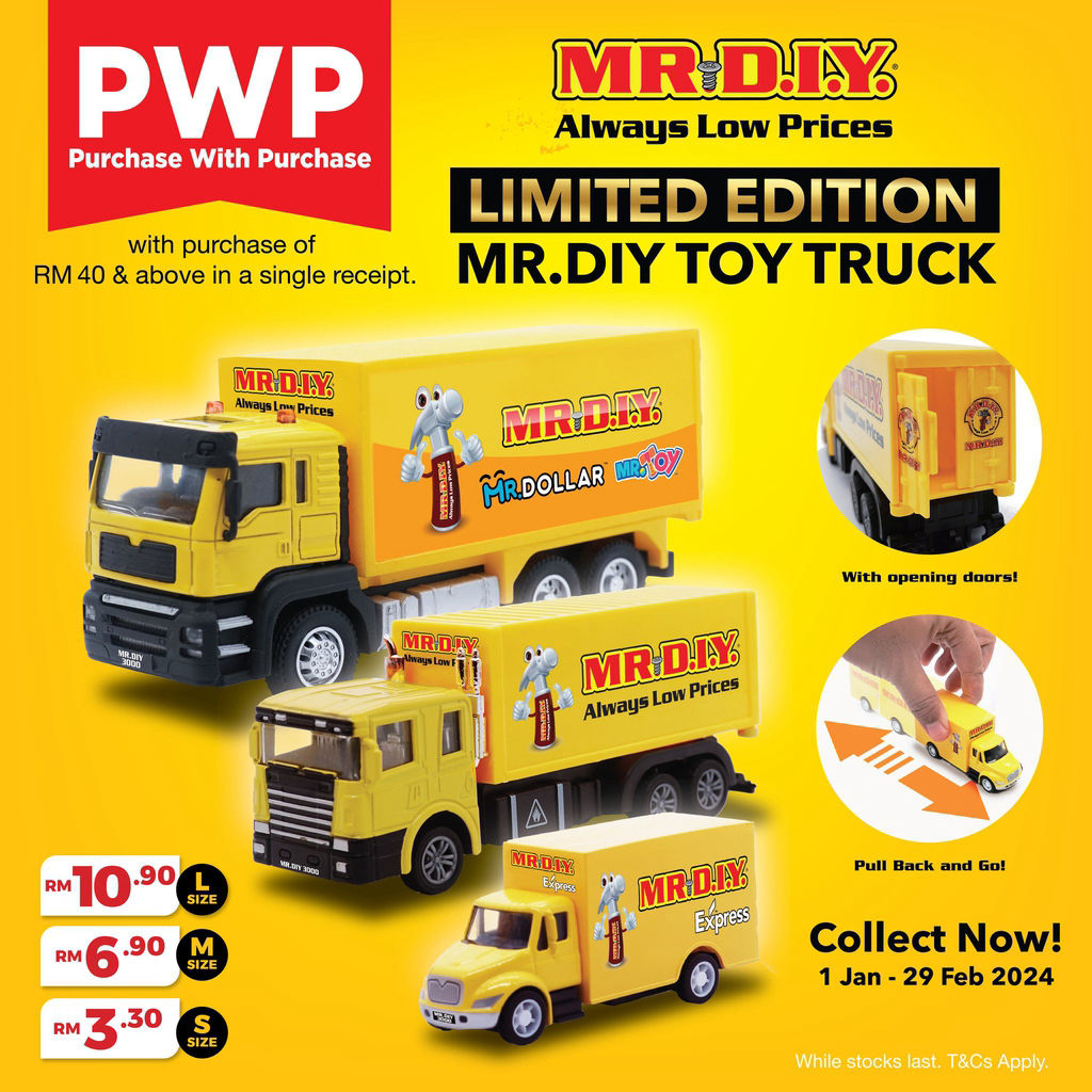 LIMITED EDITION MR.DIY Toy Truck by MR DIY @ Sunway BigBox Mall