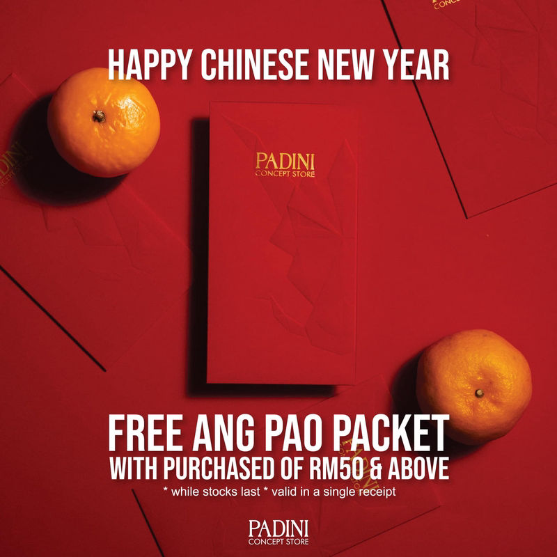 🌸Free ang pao packet with a minimum spend of RM50. by PADINI CONCEPT ...