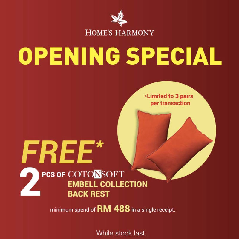 Opening Special by HOME'S HARMONY @ Sunway BigBox Mall