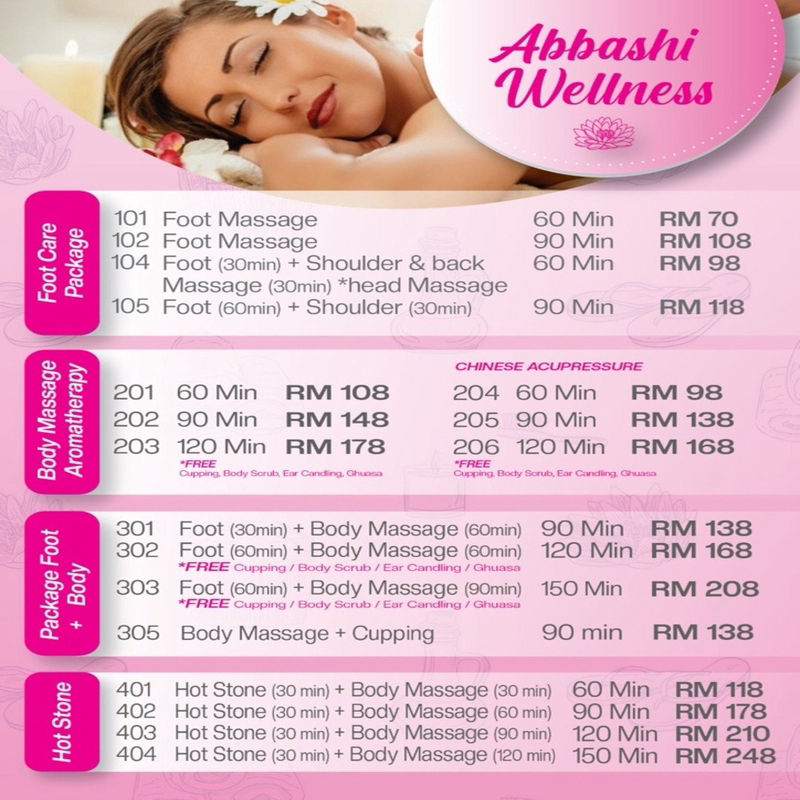 Recharge and refresh at Abbashi Wellness by ABBASHI WELLNESS @ Sunway ...