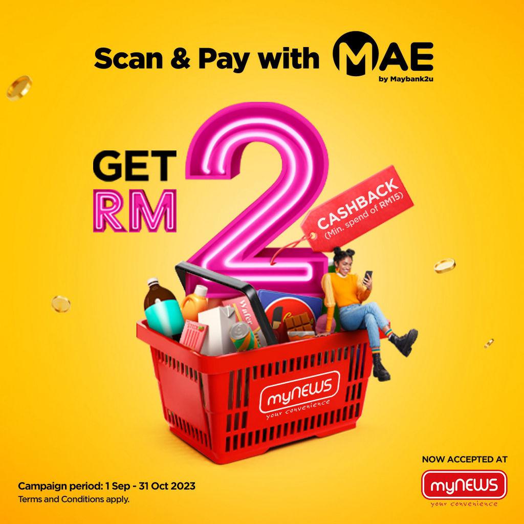MAE is now accepted at myNEWS! by MYNEWS.COM @ Sunway BigBox Mall