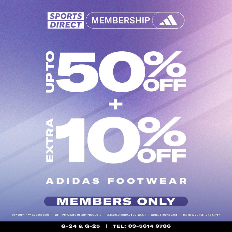 SPORTS DIRECT UP TO 50% OFF by SPORTS DIRECT @ Sunway BigBox Mall