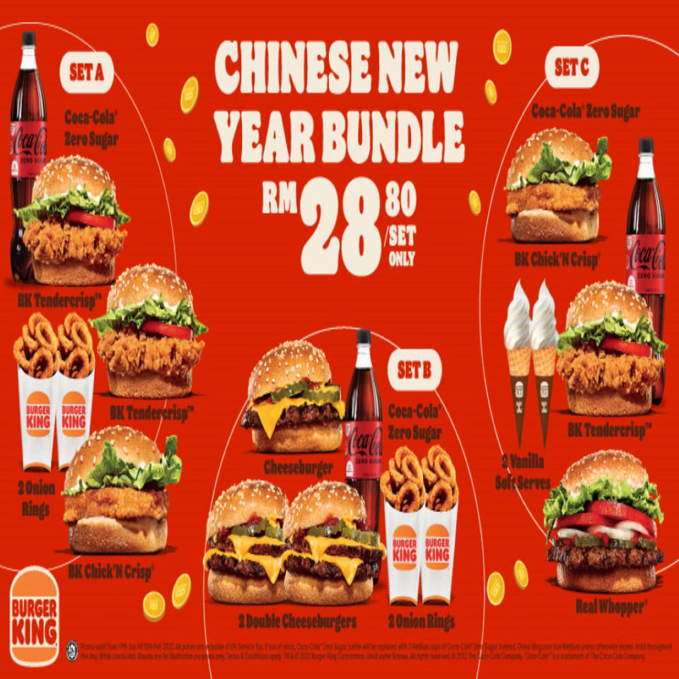 Chinese New Year Bundle by Burger King @ Sunway BigBox Mall