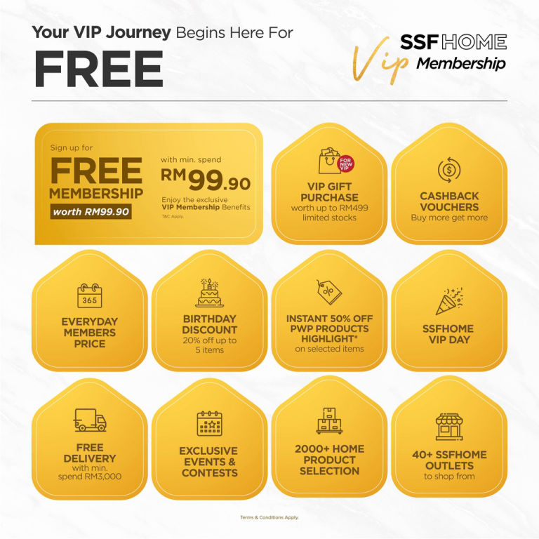 Our brand new SSFHOME Membership by SSF @ Sunway BigBox Mall