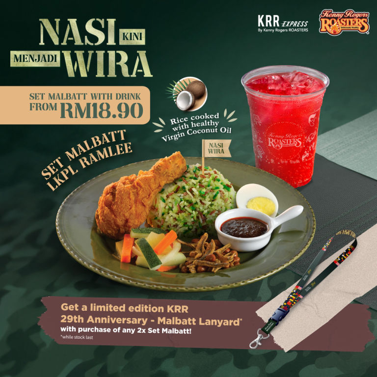 Try out our Nasi Wira meal sets! by Kenny Rogers @ Sunway BigBox Mall