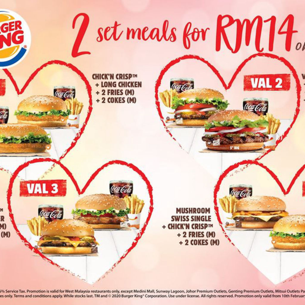 Burger King Valentine's Promo by Burger King @ Sunway BigBox Mall