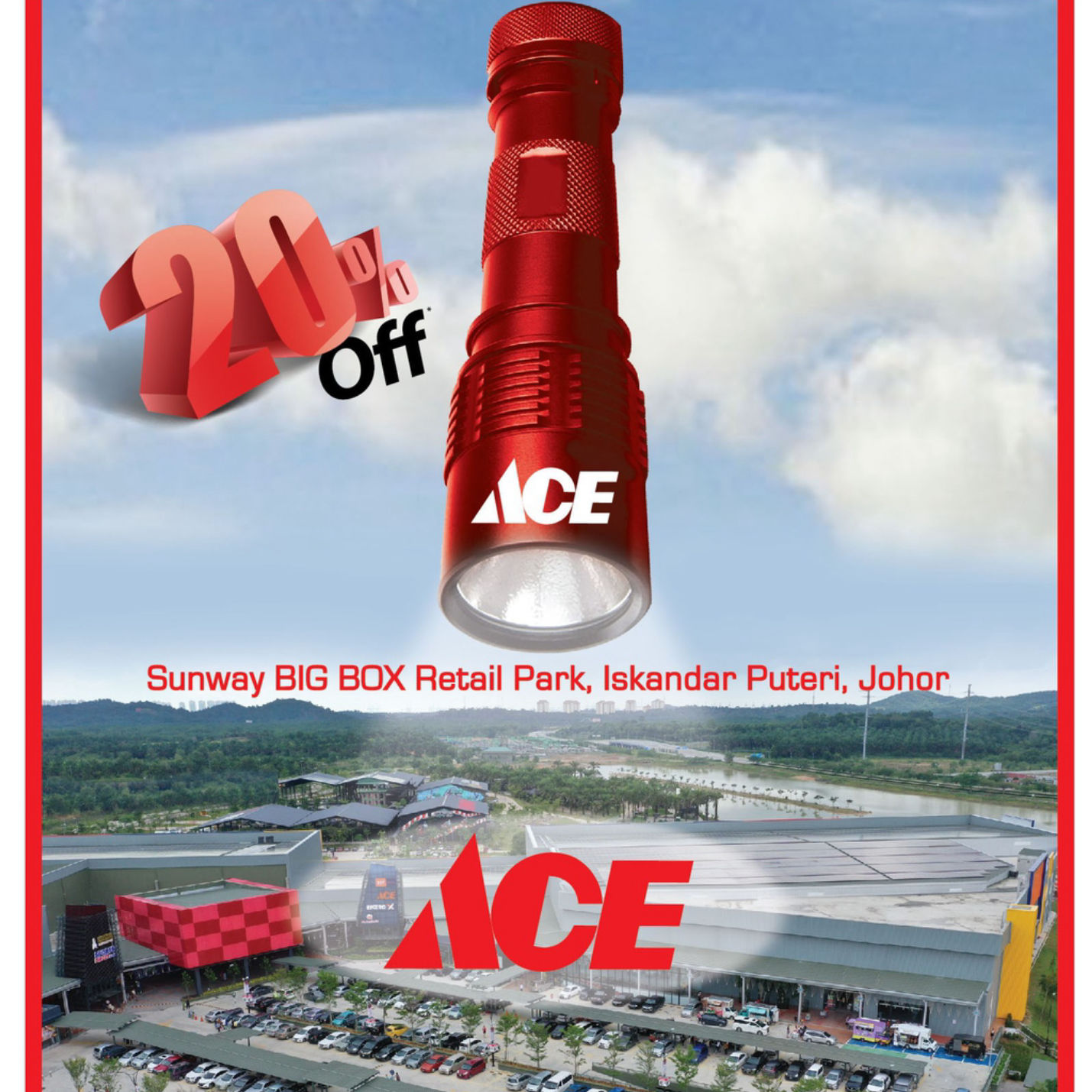Ace Hardware Opening 20% Off by Ace Hardware @ Sunway BigBox Mall