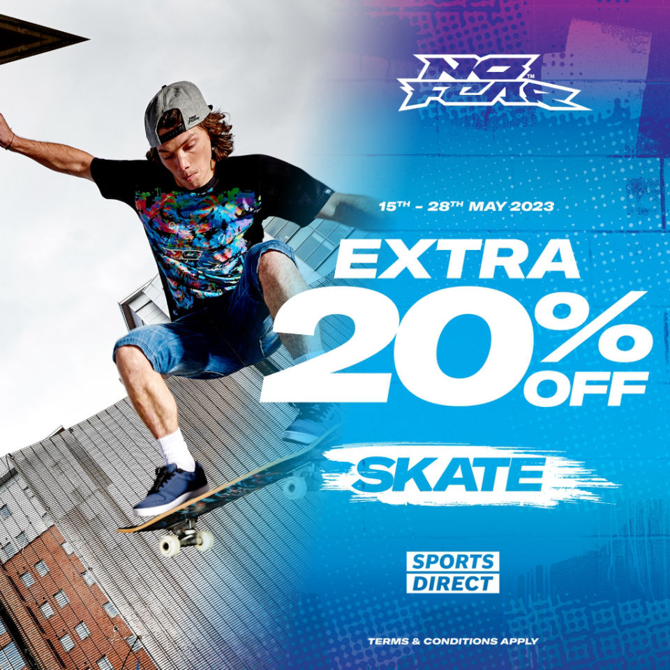 Enjoy Extra 20% Off on skateboard, inline skate, skate helmet & more ...