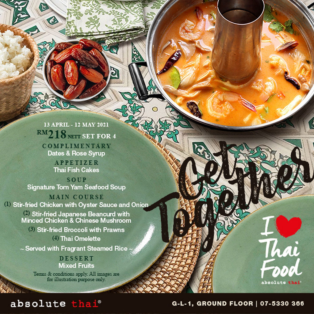 Get Together Set Menu by Absolute Thai @ Sunway BigBox Mall