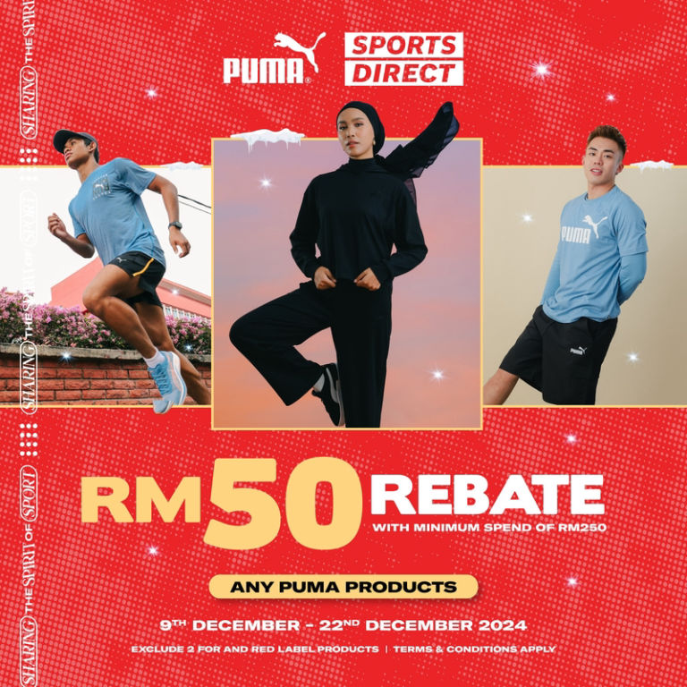 Grab RM50 off with a minimum spend of RM250 by SPORTS DIRECT @ Sunway ...